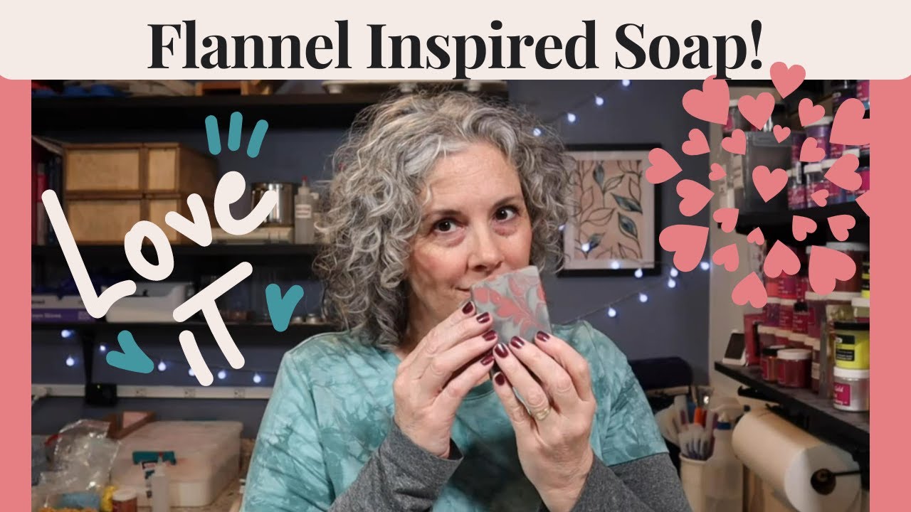 My Favorite Soap Design of the YEAR!! Making a Flannel Inspired Soap ...