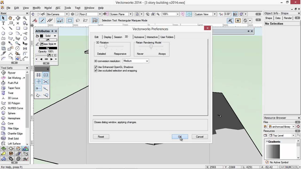 podcast165 - Vectorworks Tips - Occluded Selection/Snapping - YouTube