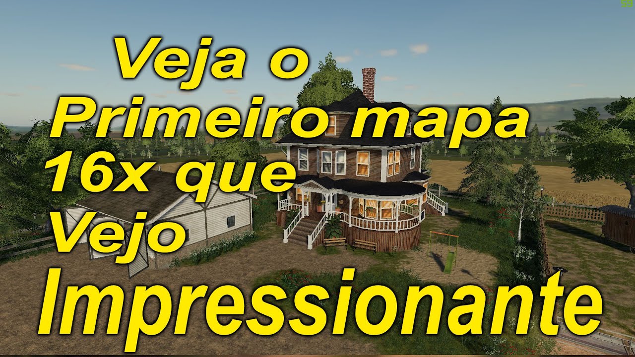 Farming Simulator 19 Veja o Primeiro Mapa 16x que Vi ate Agora o Wild ...