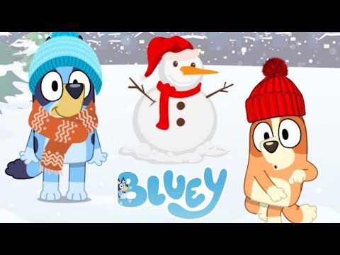 Bluey & Bingo Escape from Winter Snow! ️ - YouTube