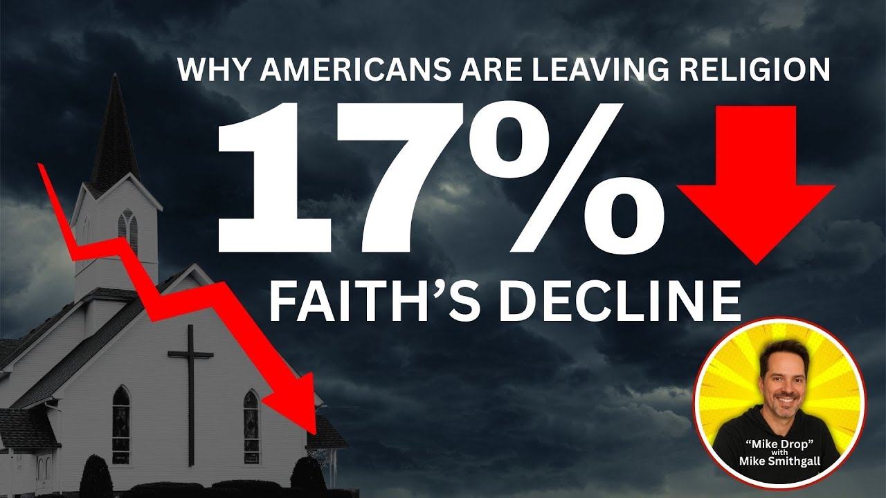 17% Point Drop: Why Americans Are Leaving Religion (Gallup Data) - YouTube