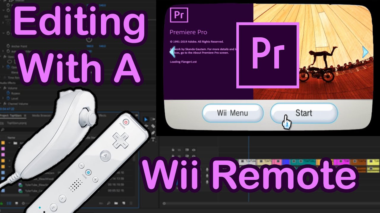 EDITING IN ADOBE PREMIERE WITH A Wii REMOTE!!! - YouTube