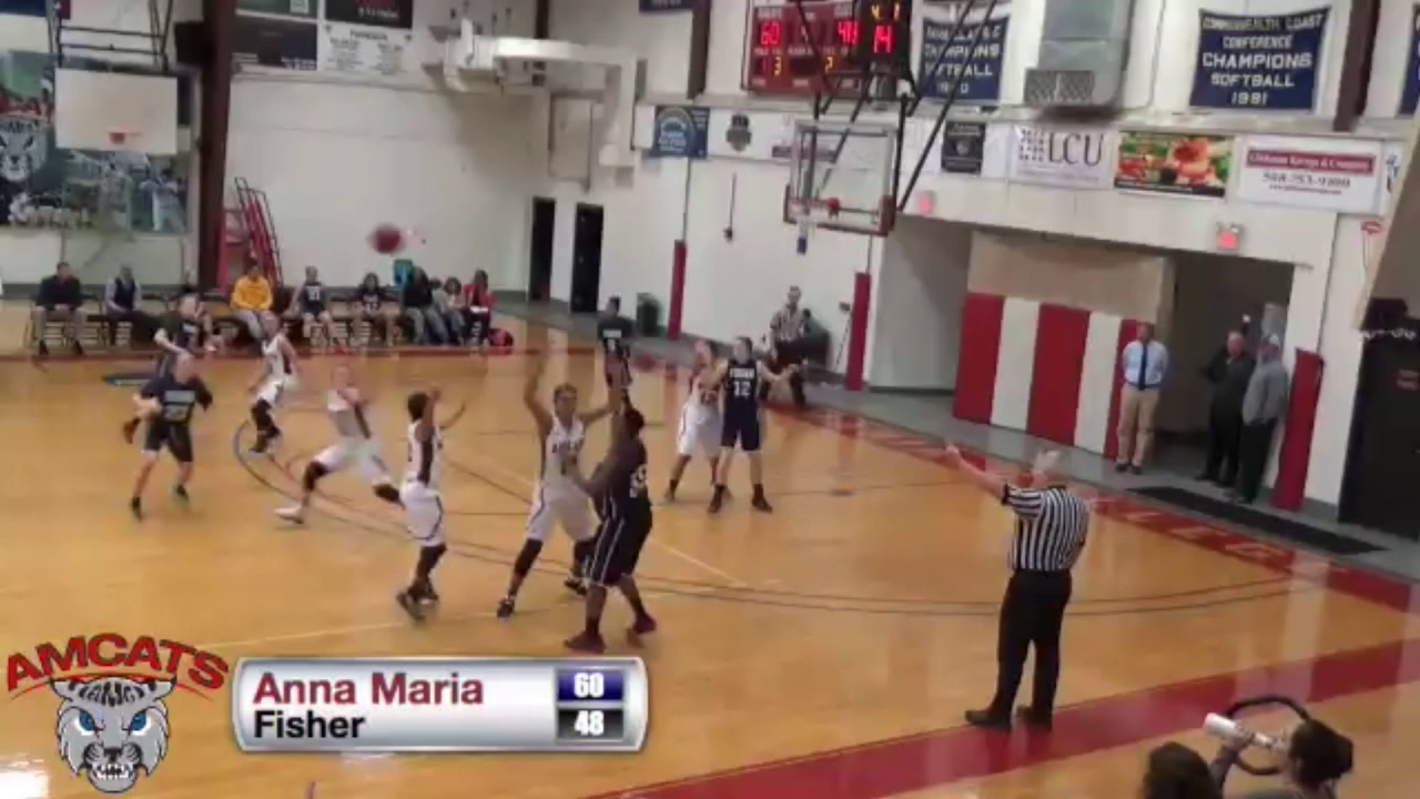 Anna Maria Women's Basketball Victory Over Fisher - YouTube
