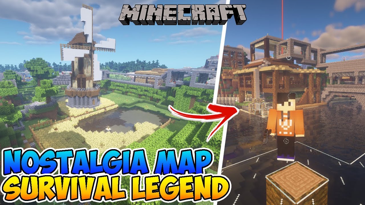 KELILING DI MAP PALING LEGEND DI MINECRAFT SURVIVAL @zenmatho LUAS SEPERTI LABIRIN - Showcase ...