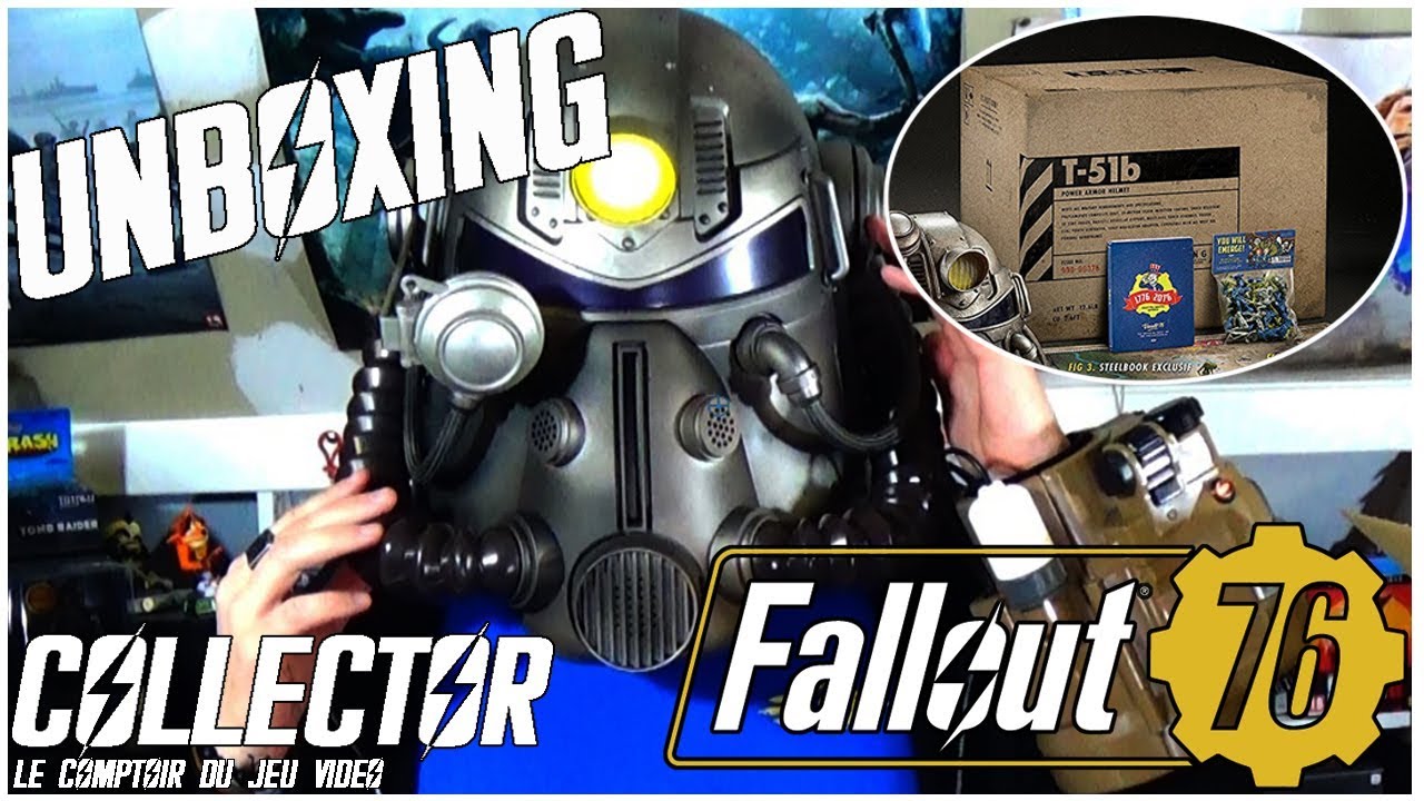 FALLOUT 76 : Unboxing du collector de l'apocalypse - YouTube