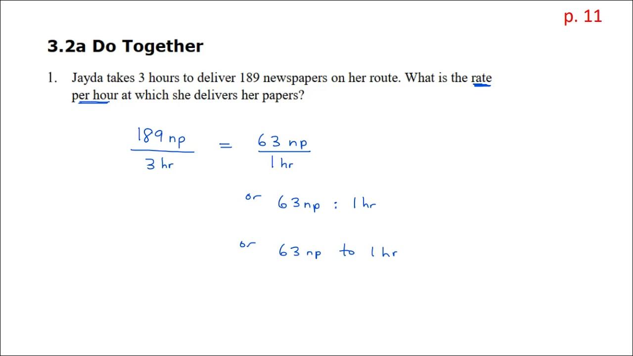 Pre-Algebra Lesson 3.2 - YouTube