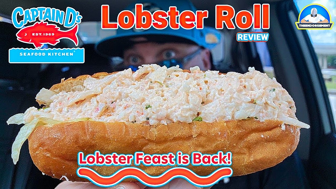 Captain D's® Lobster Roll Review! 🦞🥖 | Lobster Feast Is Back ...