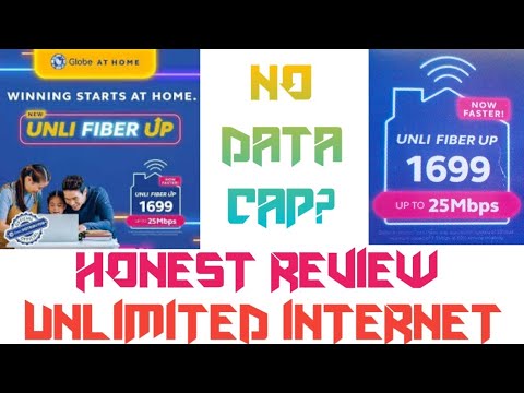 GLOBE UNLI FIBER 1699 UNLIMITED INTERNET 25 MBPS | SPEEDTEST 2021 - YouTube