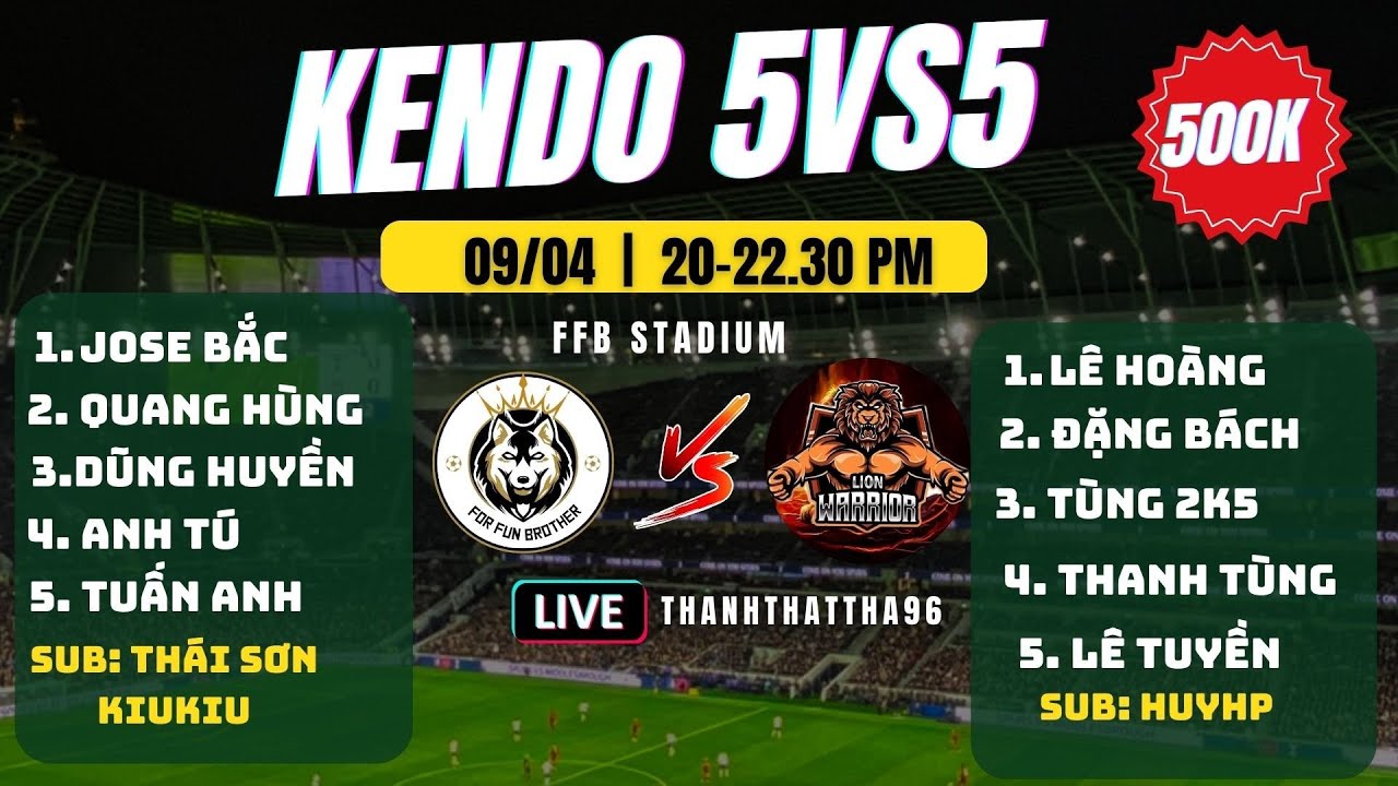 KENDO TÁI ĐẤU FORFUN BROTHER (FFB) VS LIONS WARRIOR! - YouTube