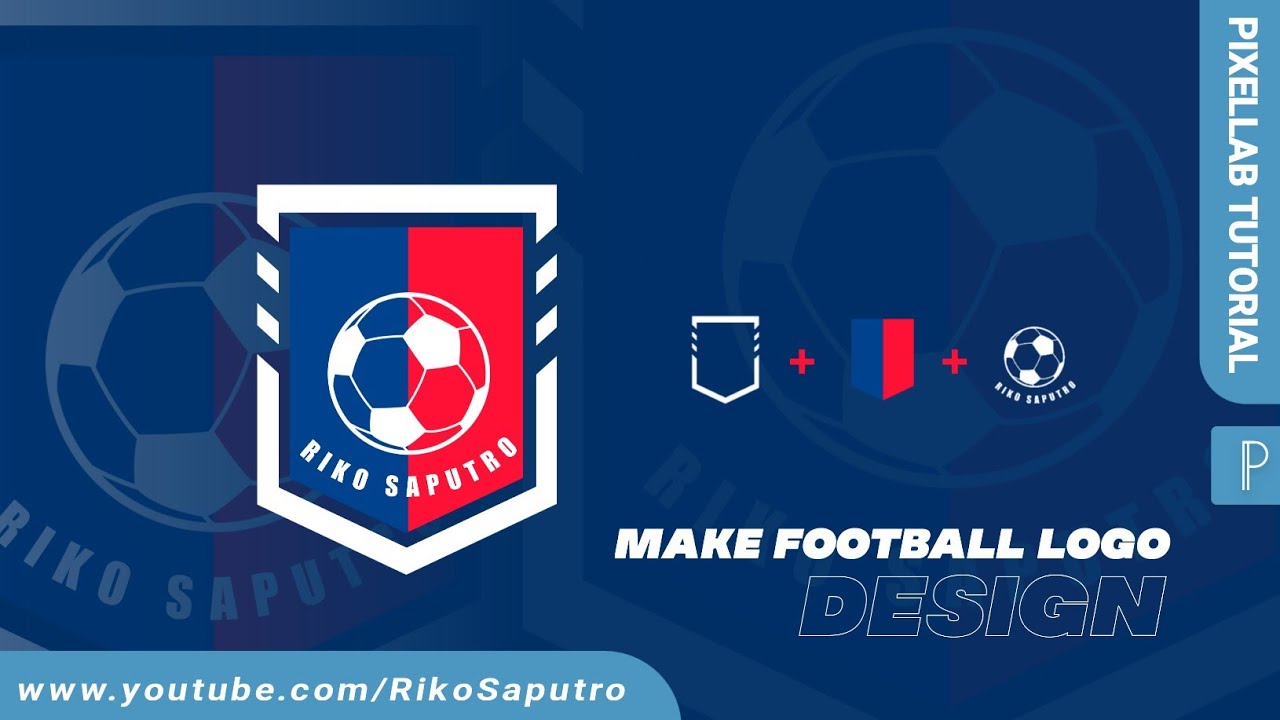 pixellab tutorial : TUTORIAL MEMBUAT DESAIN LOGO CLUB SEPAKBOLA | HOW ...