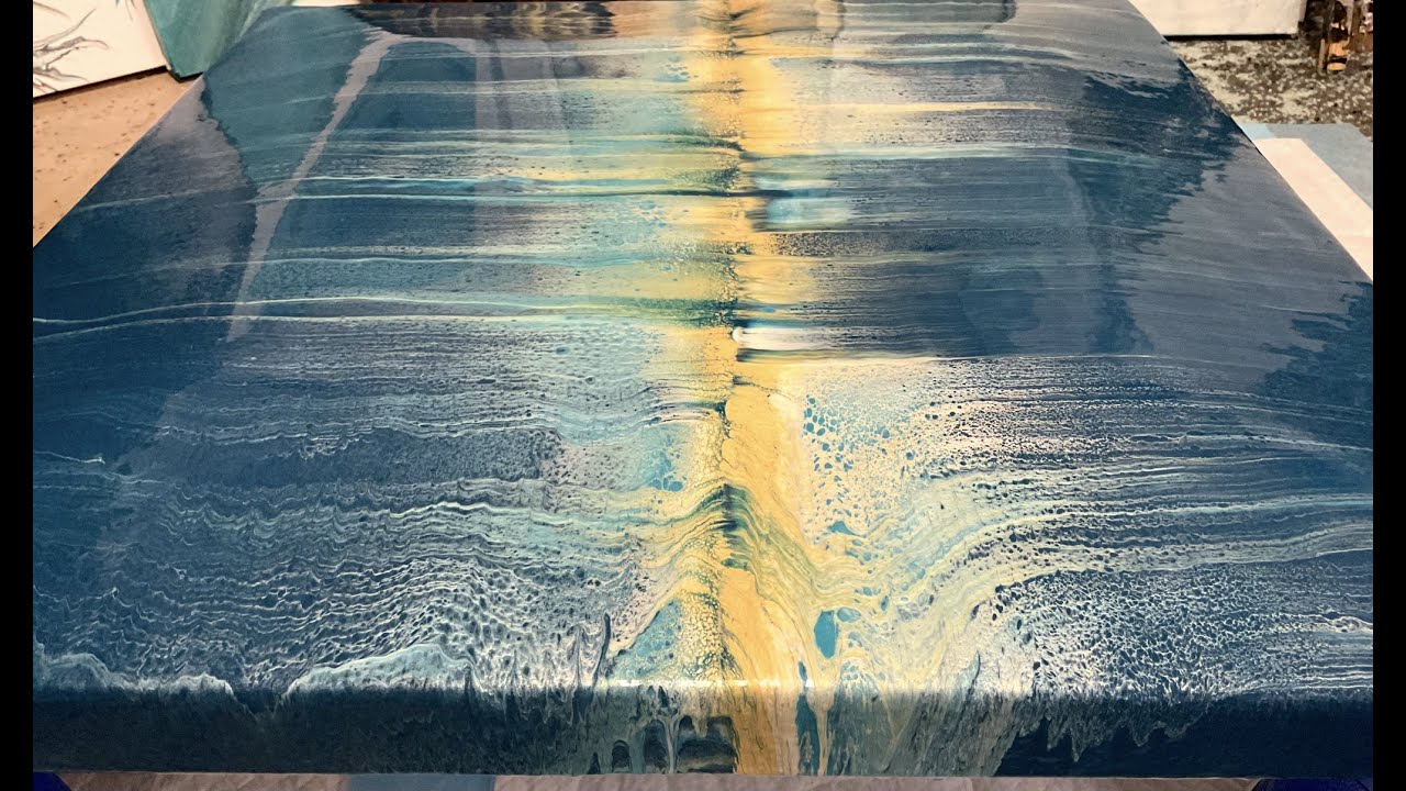 Acrylic Swipe, Acrylic Pour Painting, Art Tutorials - YouTube