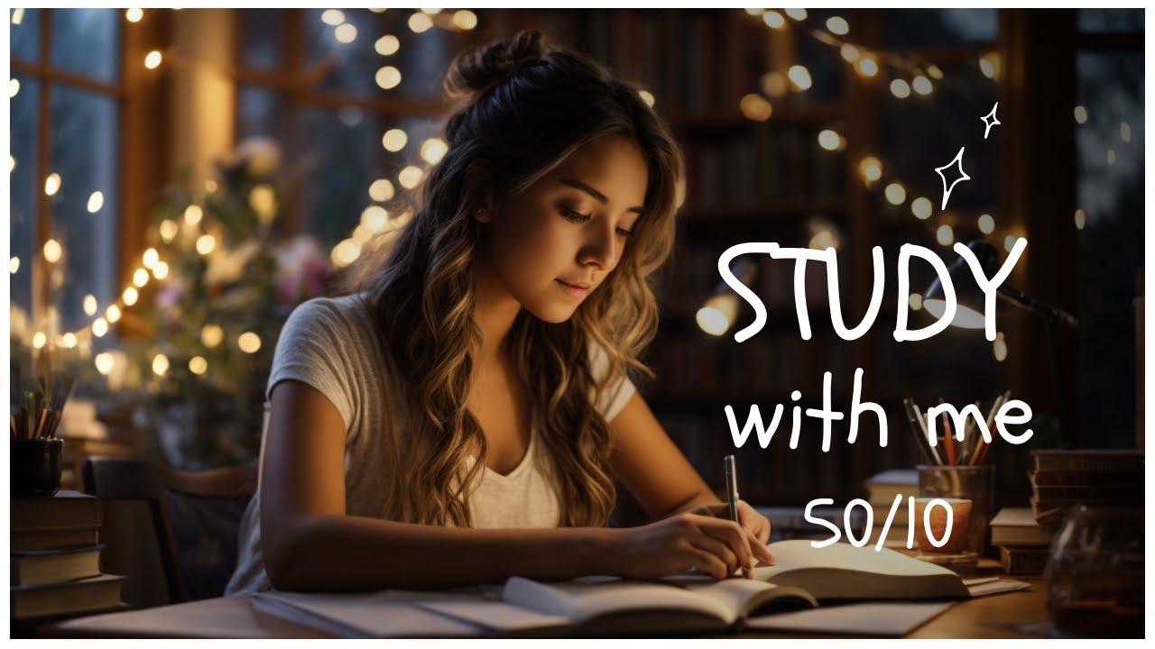 50 / 10 Pomodoro Timer - 2 hours study session 2 x 50 min (Study with ...