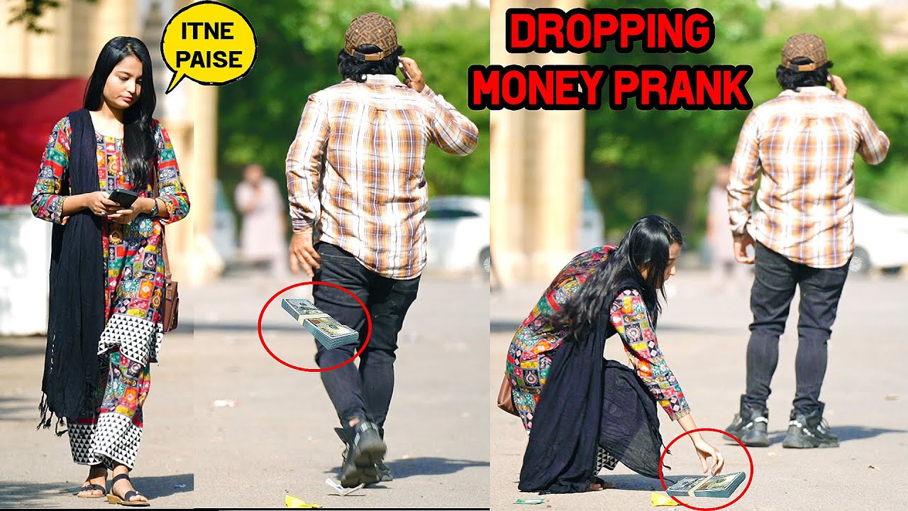 Dropping Money Prank | Humanitarians - YouTube