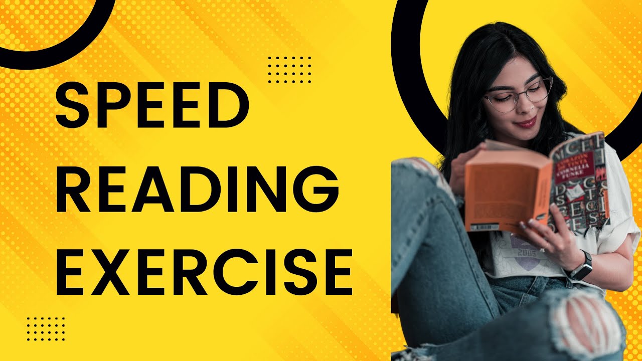 Speed Reading Exercise - YouTube