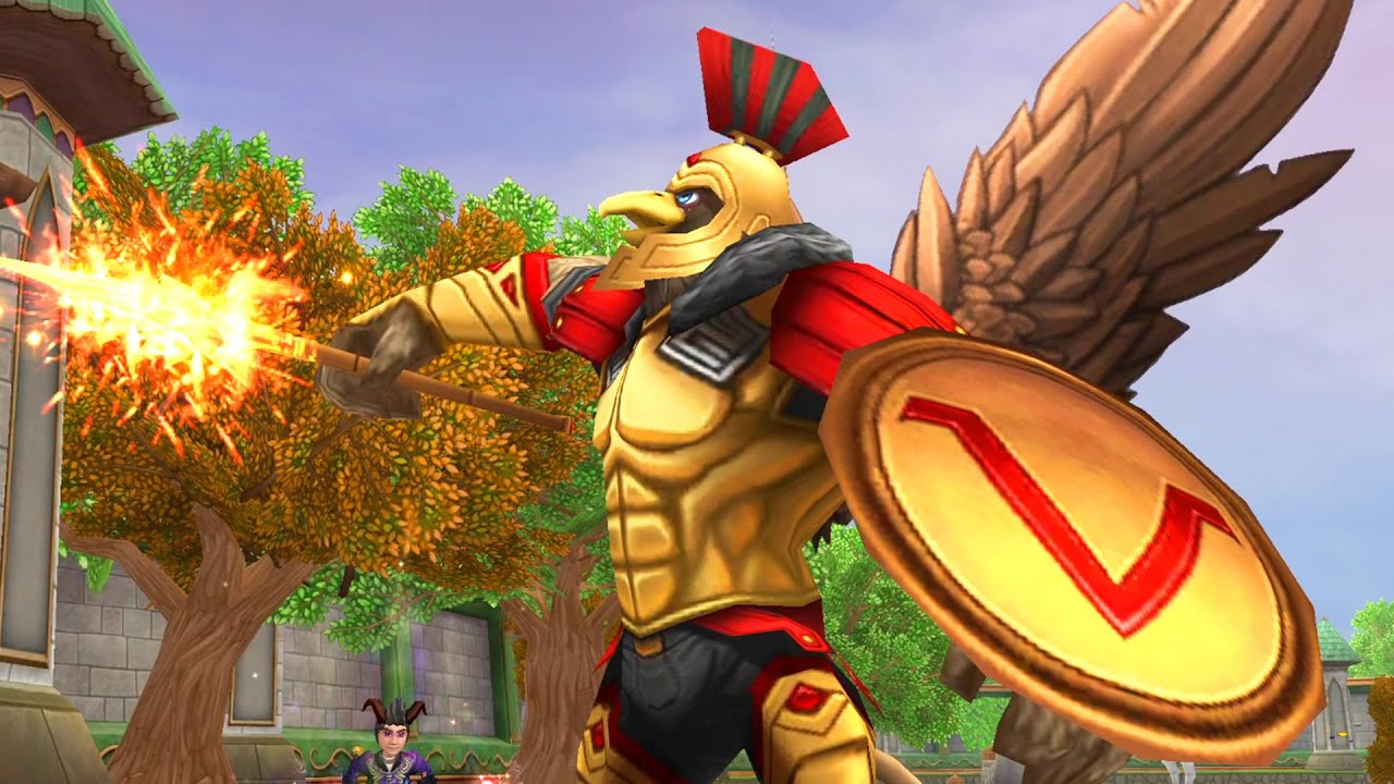 Wizard101: NEW Fire Spell - Fires of Mars - YouTube