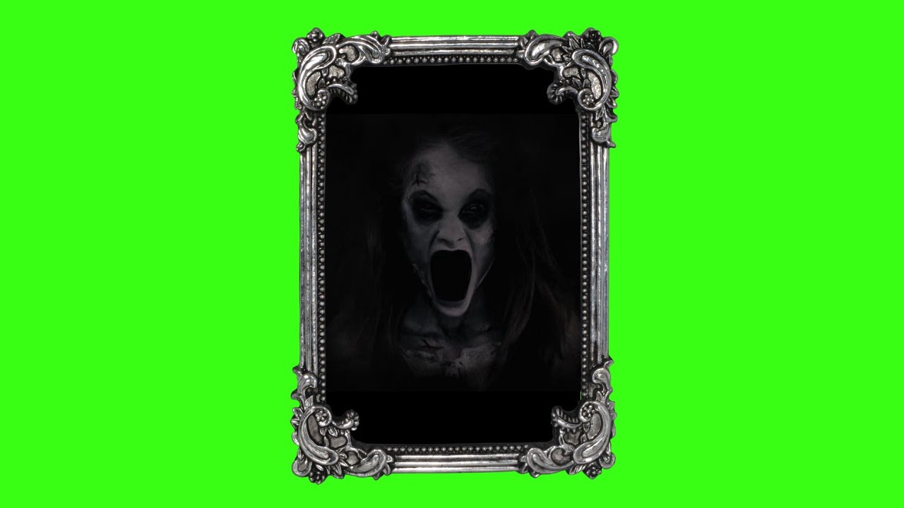 Scary Frame Prank Green Screen | 5 types of scary frames - YouTube