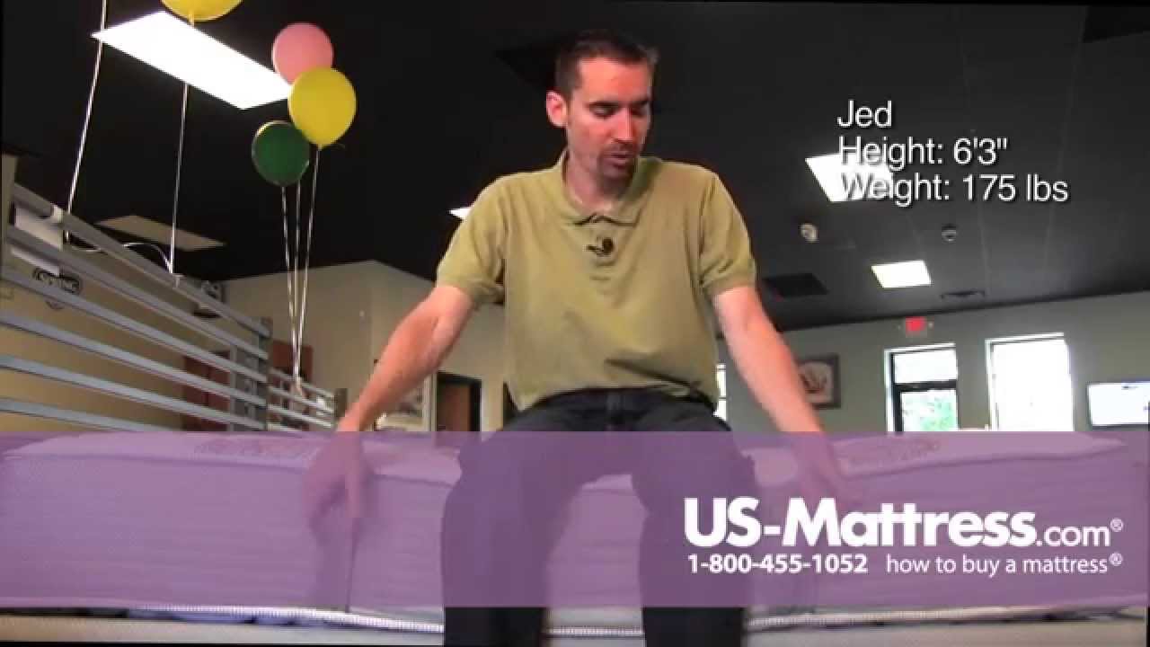 Restonic Comfort Care Select Cameron Firm Comfort Depth with Jed - YouTube