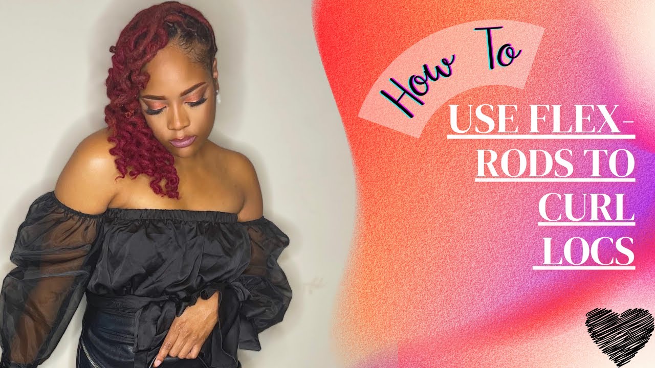 CURLY LOCS USING FLEXI RODS | ON LOC EXTENSIONS 💫 - YouTube