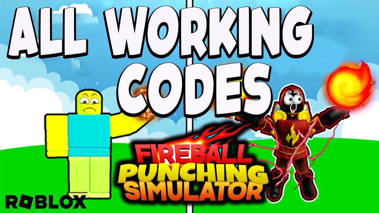 ALL WORKING CODES FOR 💥 FIREBALL PUNCHING SIMULATOR 💥 IN JULY 2023 ...