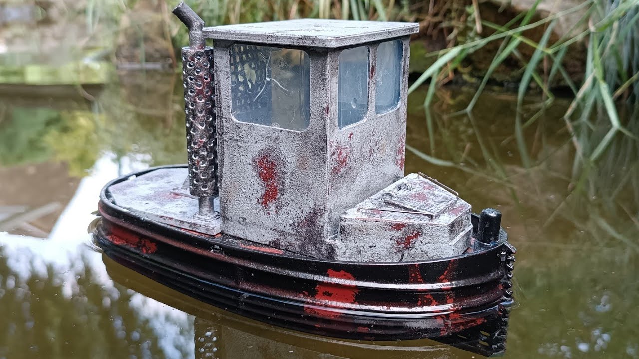 Potopí se? 3D tištěná RC boom-boat - YouTube