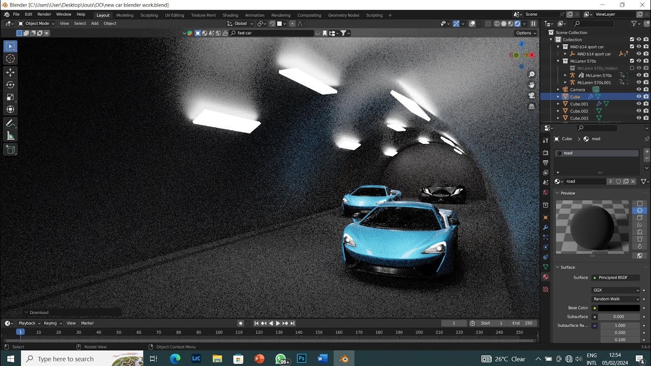 Easiest way to make a car scene in blender for beginners| part 3 - YouTube