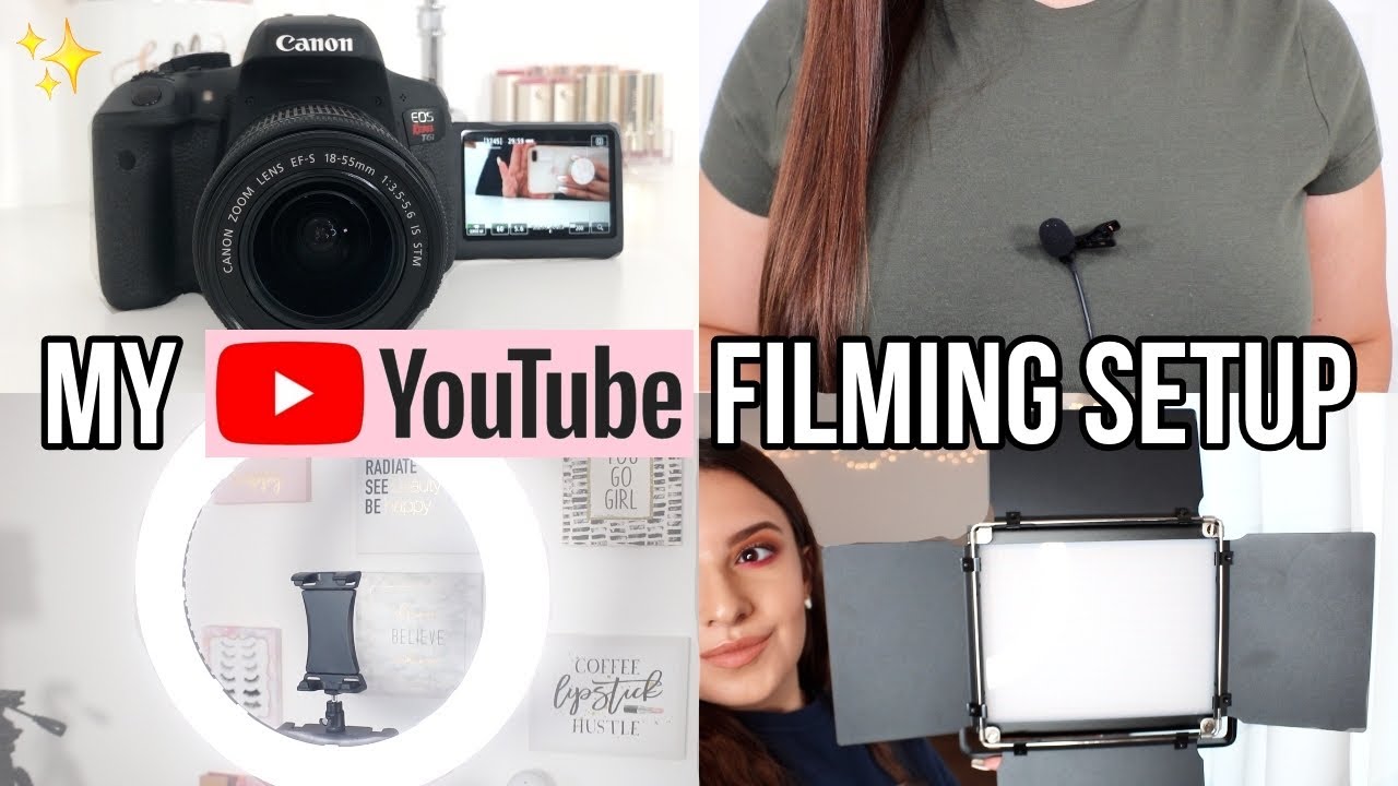 MY YOUTUBE FILMING SETUP 🎥 | CAMERA, LIGHTING, AUDIO, EDITING For ...