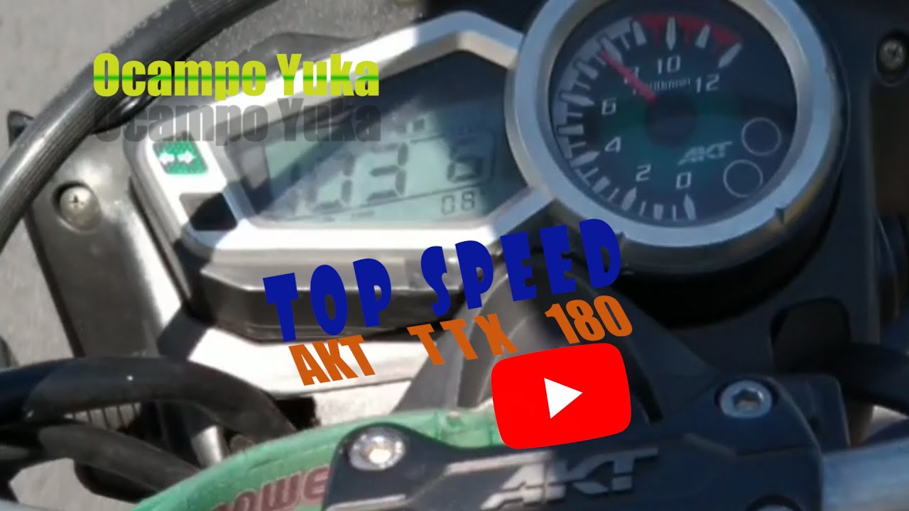 Akt 180 máxima velocidad - YouTube