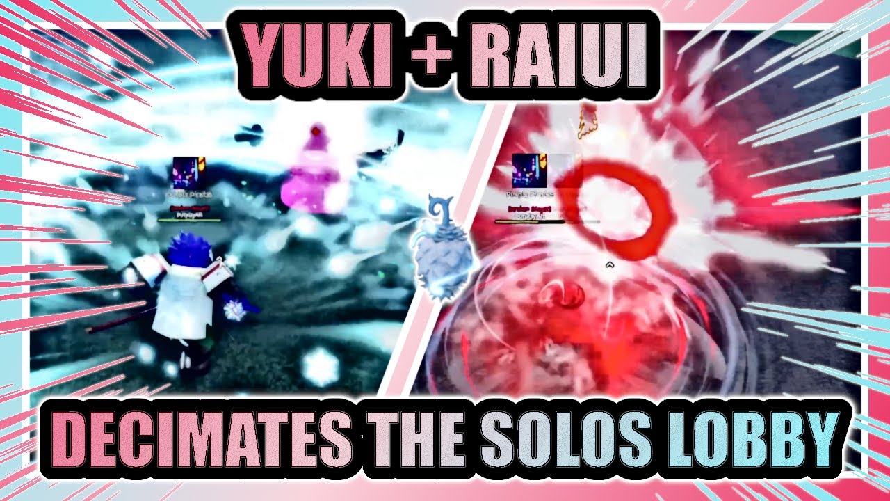 ️Yuki + Raiui DECIMATES THE LOBBY In BR Solos🌨️| GPO Battle Royale ...