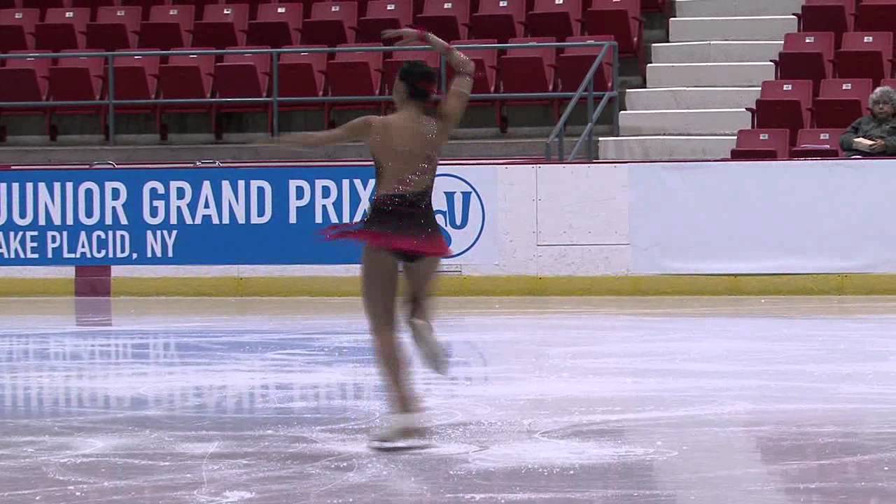 14 Brittany LAU (SIN) - ISU JGP Lake Placid Junior Ladies Short Program ...