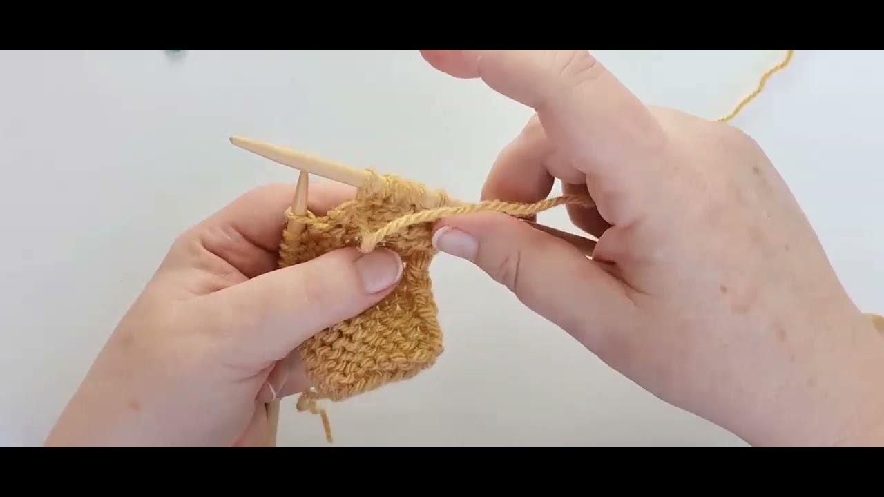 Short Rows in Knitting : How To Wrap and Turn on a Purl Row - YouTube