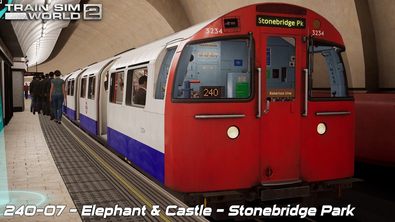 240-07 Elephant & Castle - Stonebridge Park - Bakerloo Line - 1972 ...