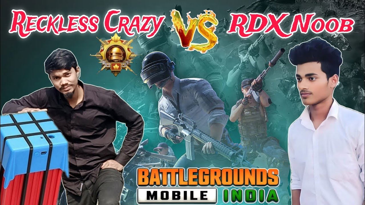 Reckless Crazy VS RDX Noob 1VS1 Coustom Room - YouTube