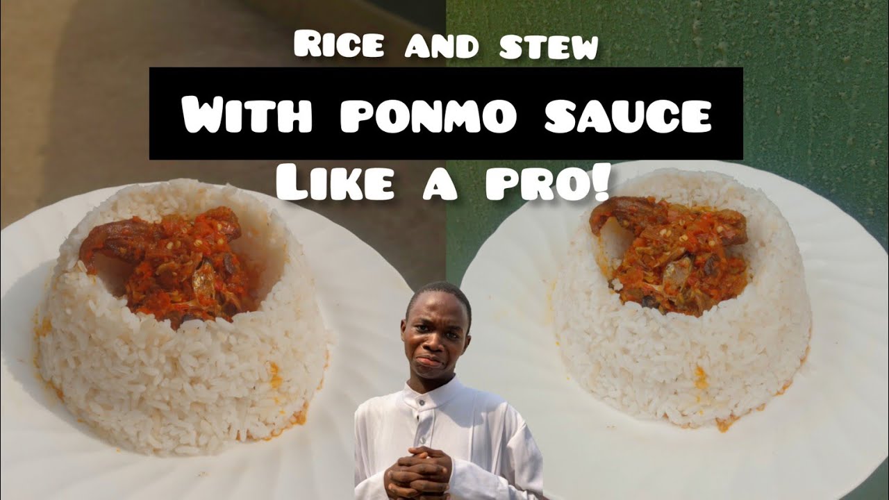 HOW TO MAKE THE PERFECT NIGERIA WHITE RICE AND STEW WITH WHAT YOU HAVE ...