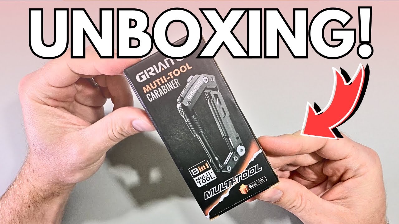 Giriaitus Camping Multitool Carabiner Unboxing! - YouTube