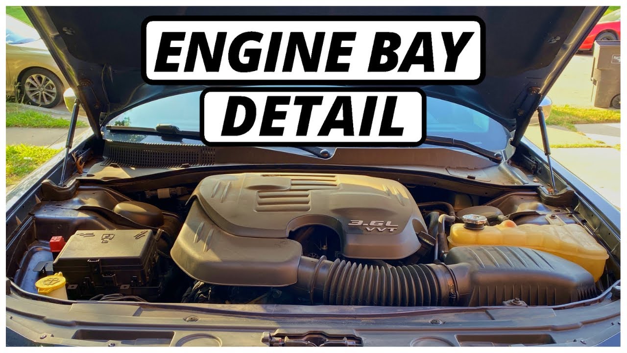 FULL ENGINE DETAIL Chrysler 300C | AndRem Details - YouTube