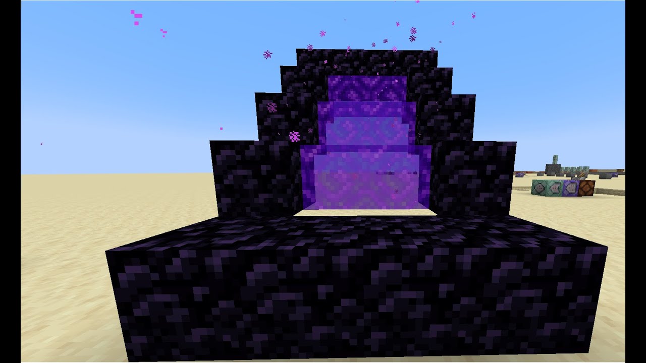How To Make A Cursed Portal In Minecraft - YouTube