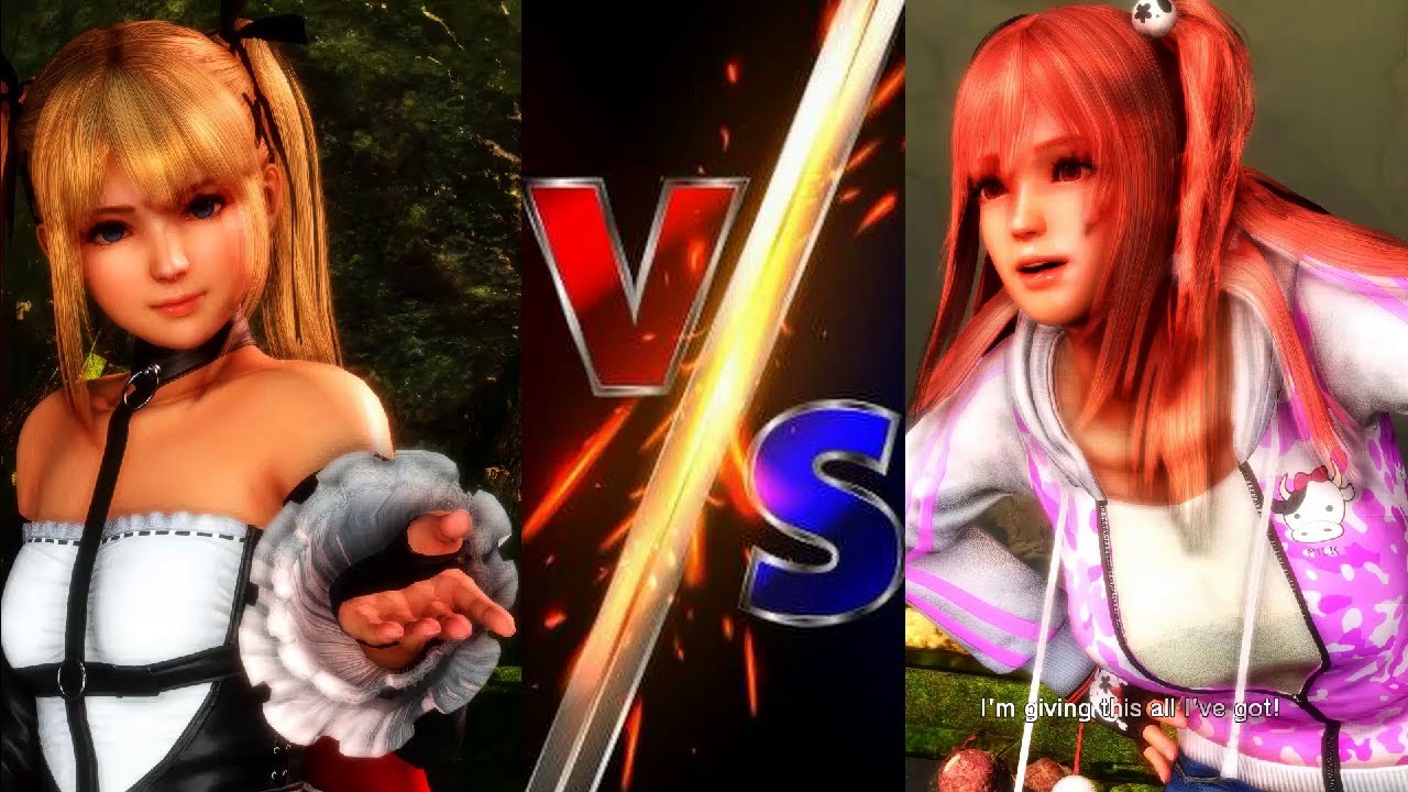 4K Loli Girl Battle - Marie Rose vs Honoka w/ Enhanced Graphics | Dead ...