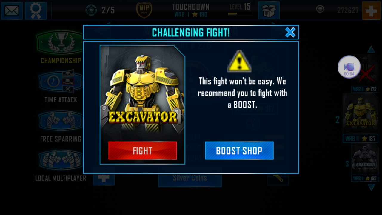 Real Steel World Robot Boxing WRB 2 Championship: TouchDown Vs ...