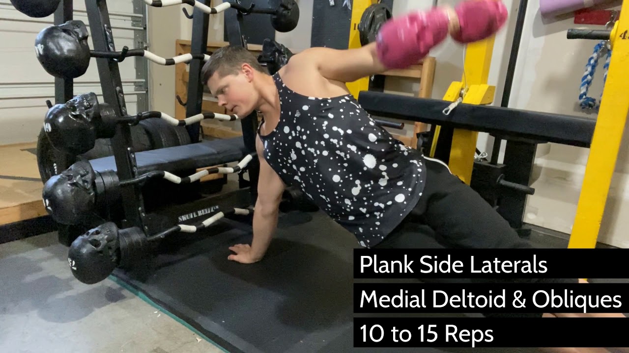 Plank Side Laterals - YouTube