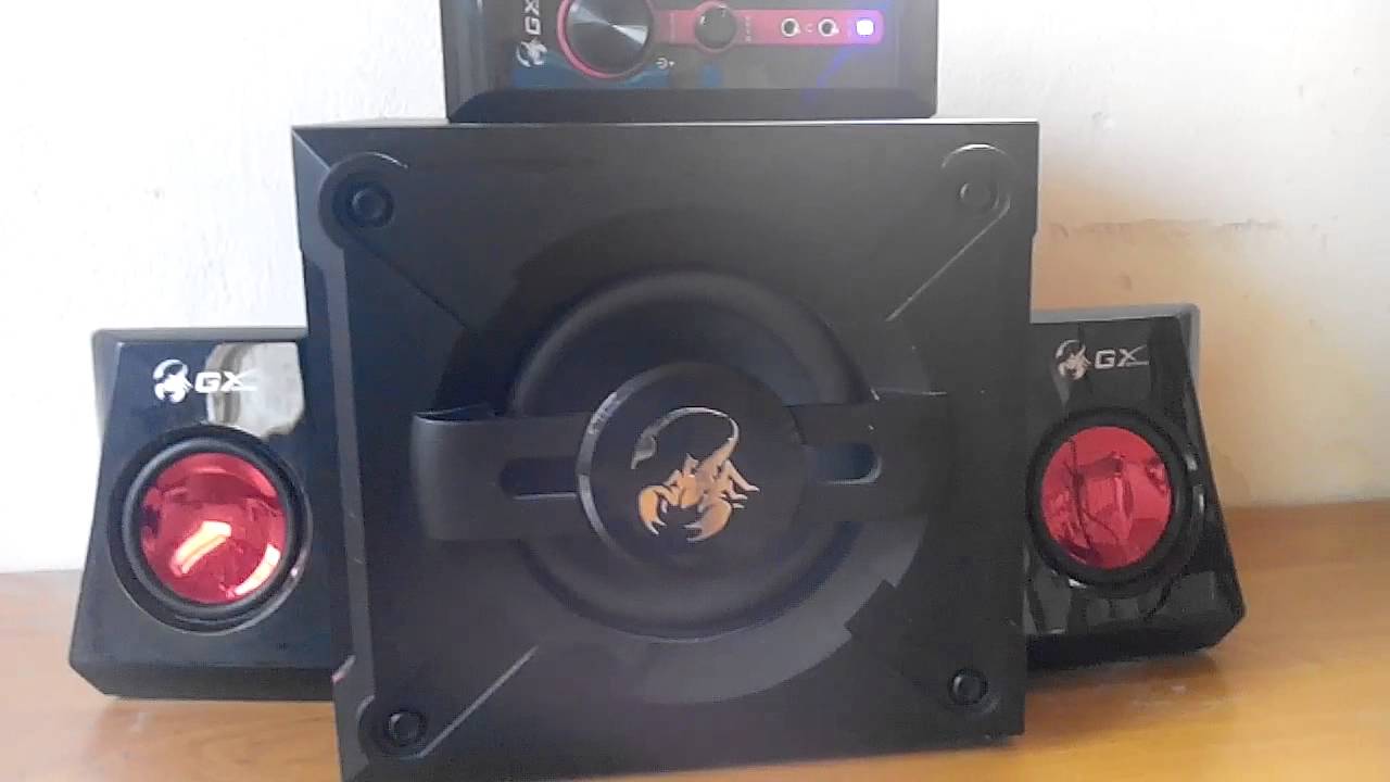 Genius SW-G2.1 1250 Bass Test - YouTube