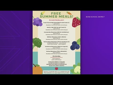 Find summer feeding programs available to children in the Treasure Valley - YouTube