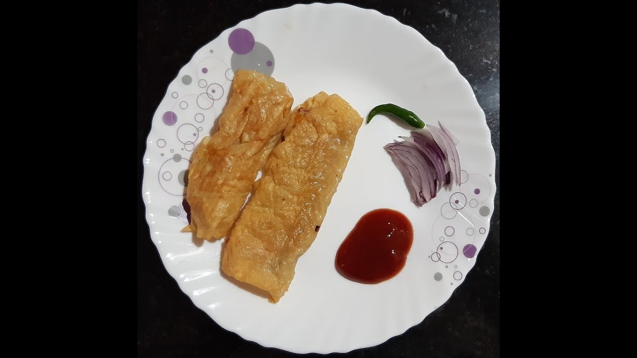 Papad Roll (Unique Recipe) - YouTube