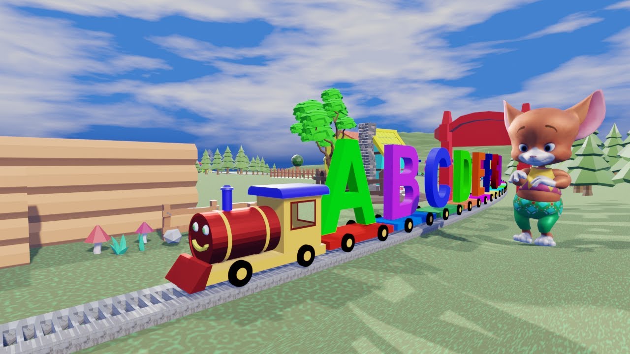 ABC Train Song, ABC Song for Kids, Learn Alphabet | DJ Kids Zone ...