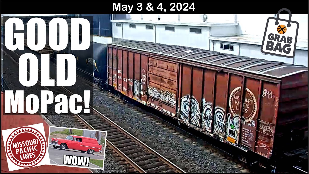 GOOD OLD MOPAC! MEOW, KITTY LITTER CARS, BEAUTIFUL PERE MARQUETTE ENGINE, BIRD SOARING~BIG 10 ...
