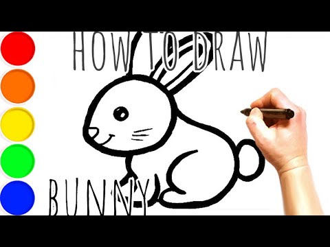 How to Draw Bunny | Drawing Rabbit | Step By Step - YouTube
