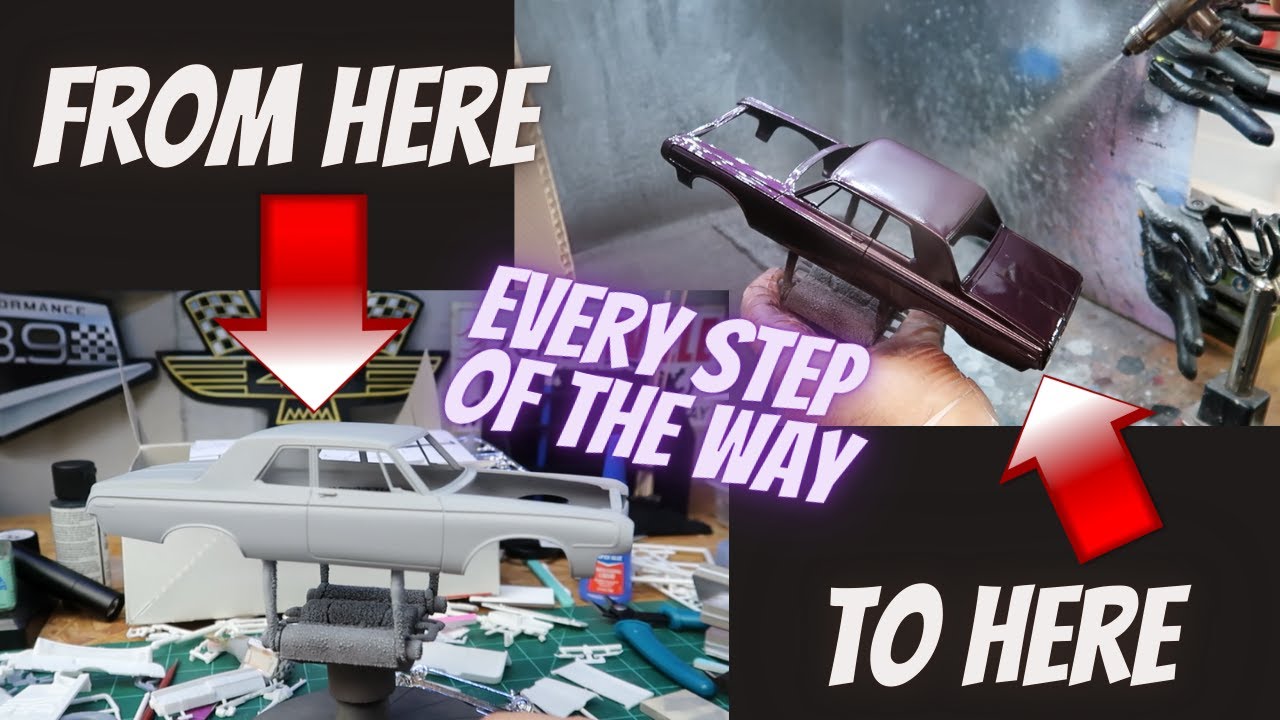 Model Car Painting Tutorial or at least how I do it! - YouTube