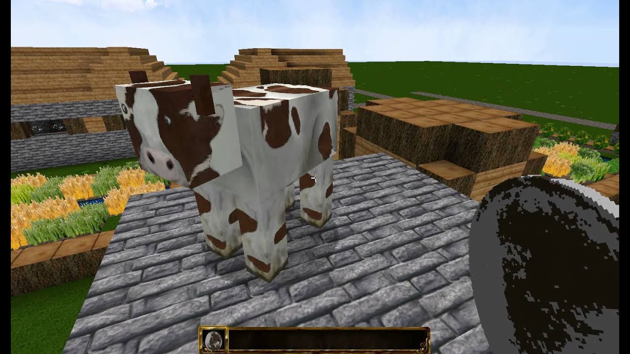 How to summon a cow in Minecraft - YouTube