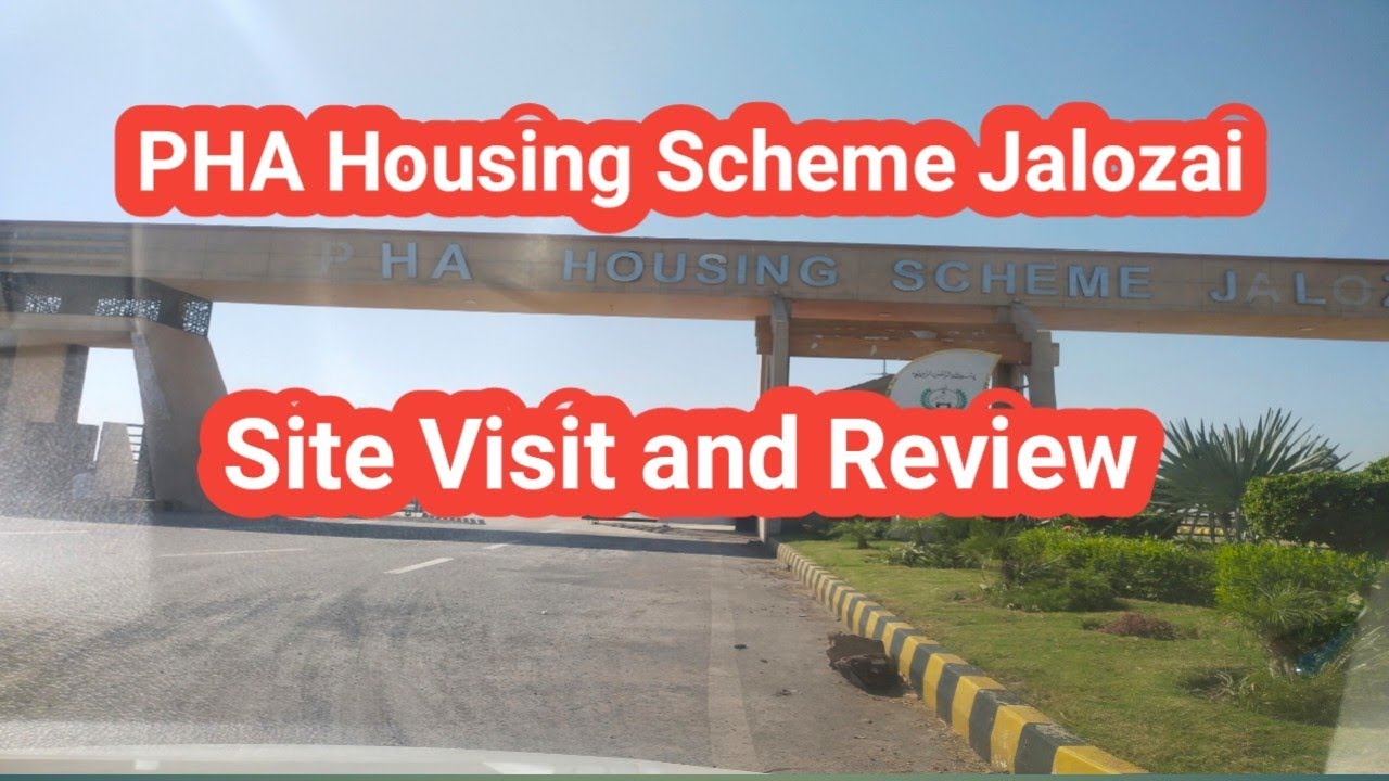 PHA Housing Scheme Jalozai site Visit and Review || Plot Peices - YouTube