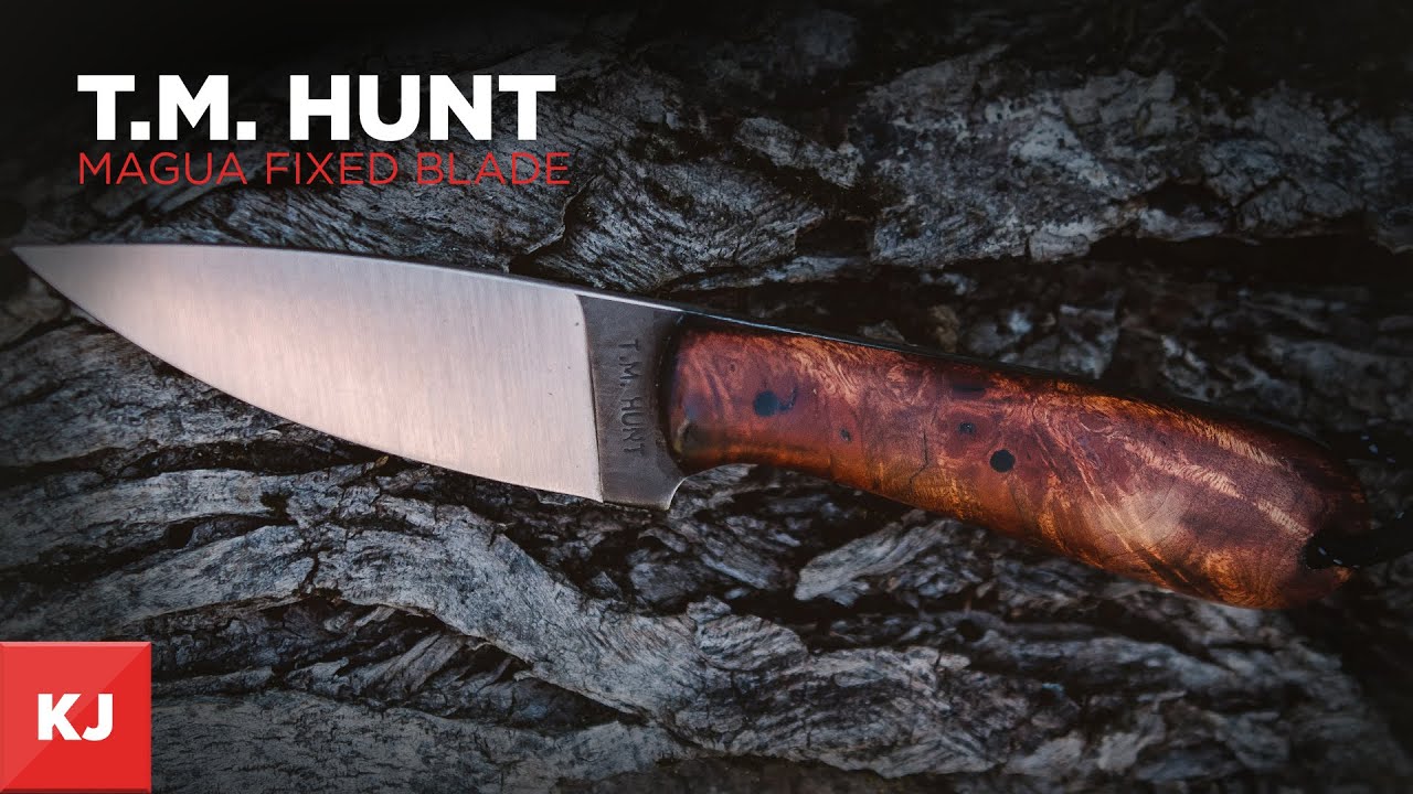 The T.M. Hunt Magua: A Timeless Fixed Blade with Manzanita Wood Handles ...