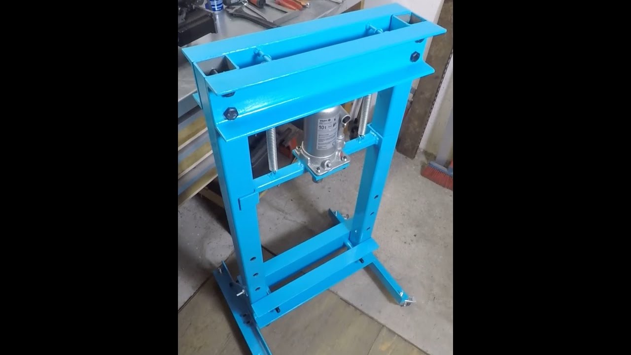 DIY 10 Ton Hydraulic Press - YouTube